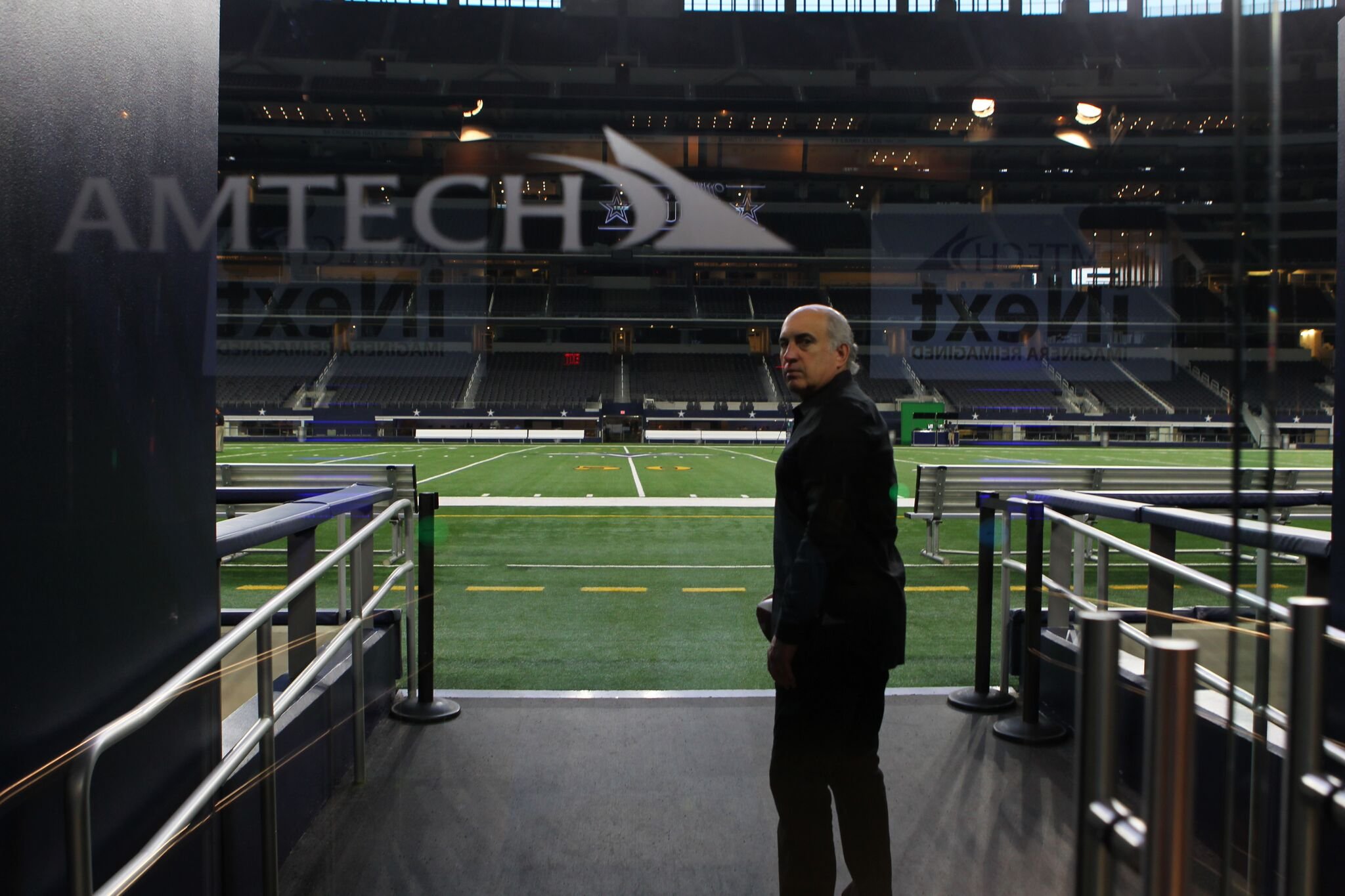 Cosmo takes the field at the Dallas iNext Launch Party